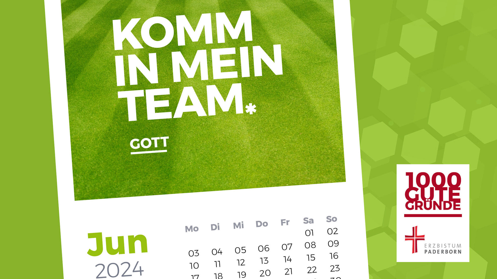 Grund Nr. 11: Komm in mein Team. GOTT