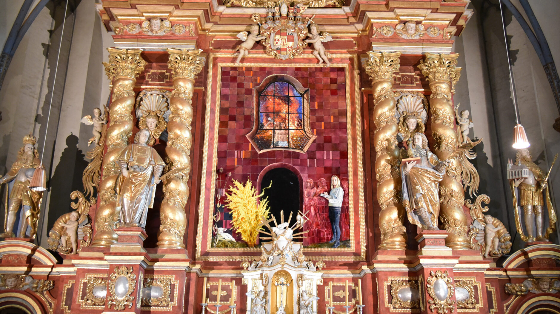 Neues Altarbild in Corvey als Zeichen der Hoffnung, Versöhnung und Mahnung