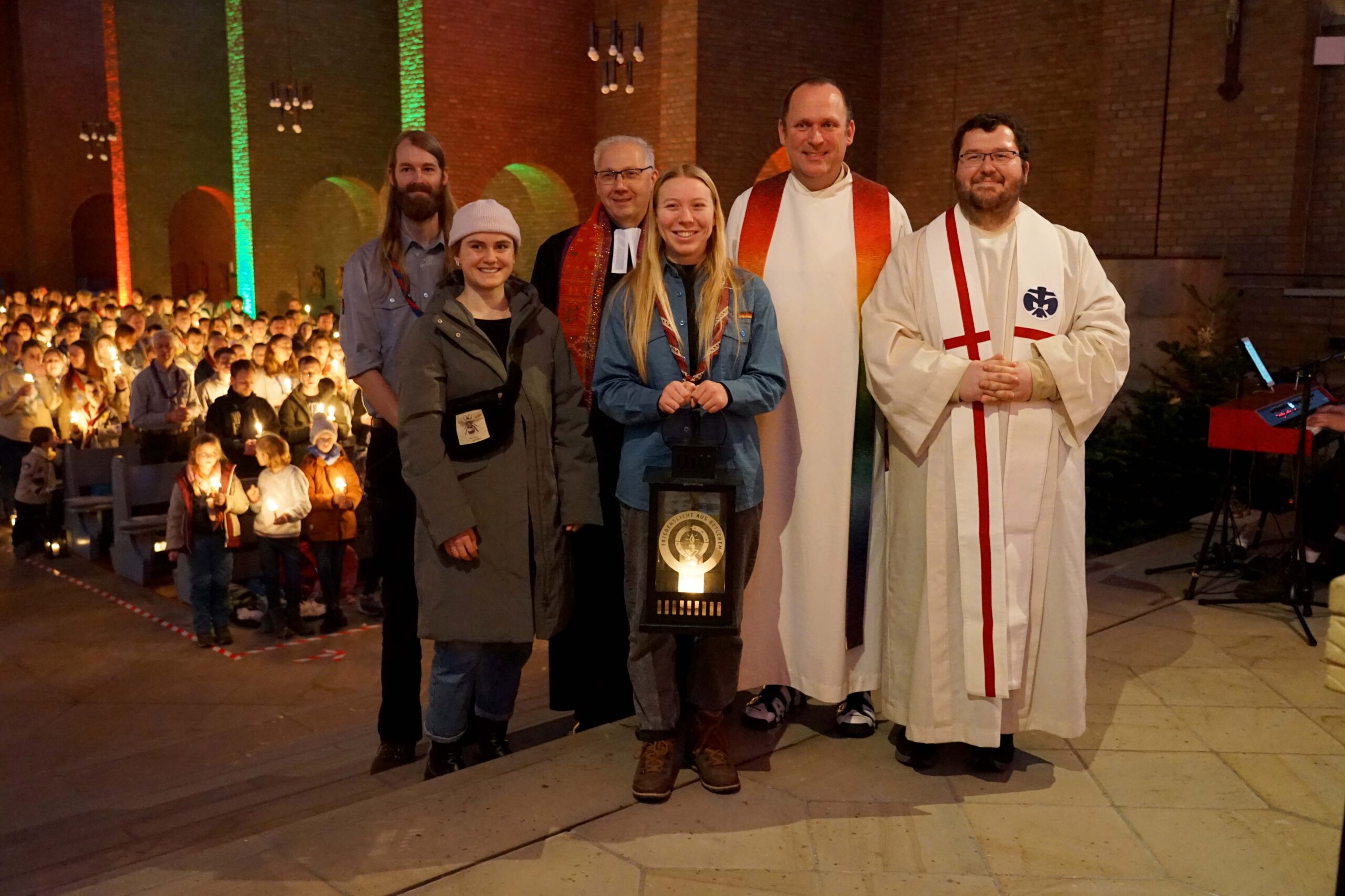 Friedenslicht aus Bethlehem in Dortmund ausgesendet