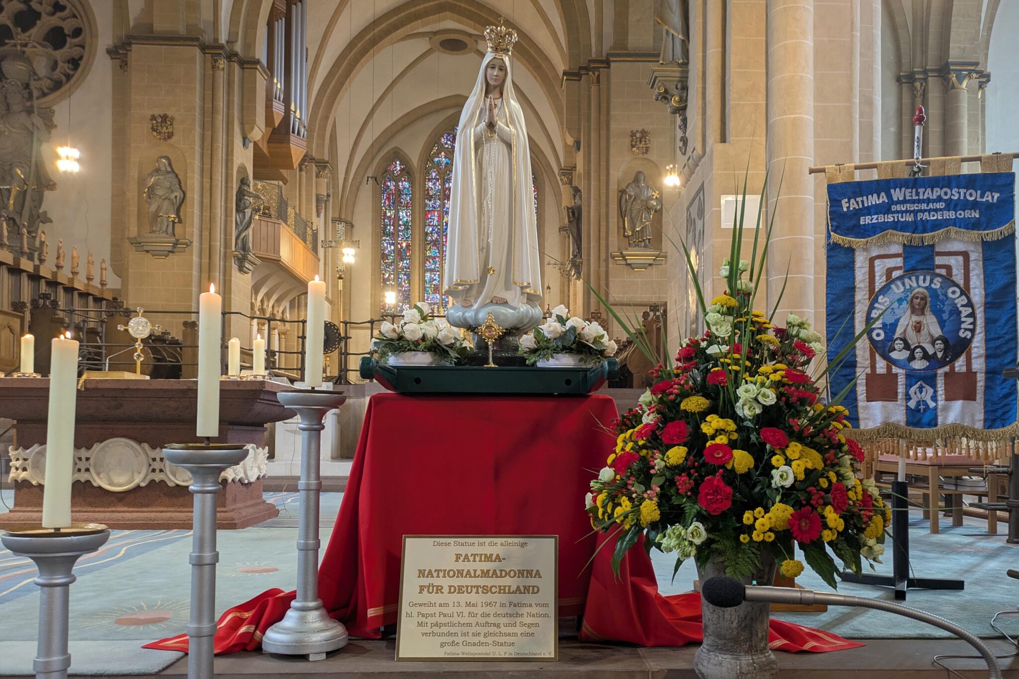 Fatima-Nationalmadonna: Gebet für den Frieden